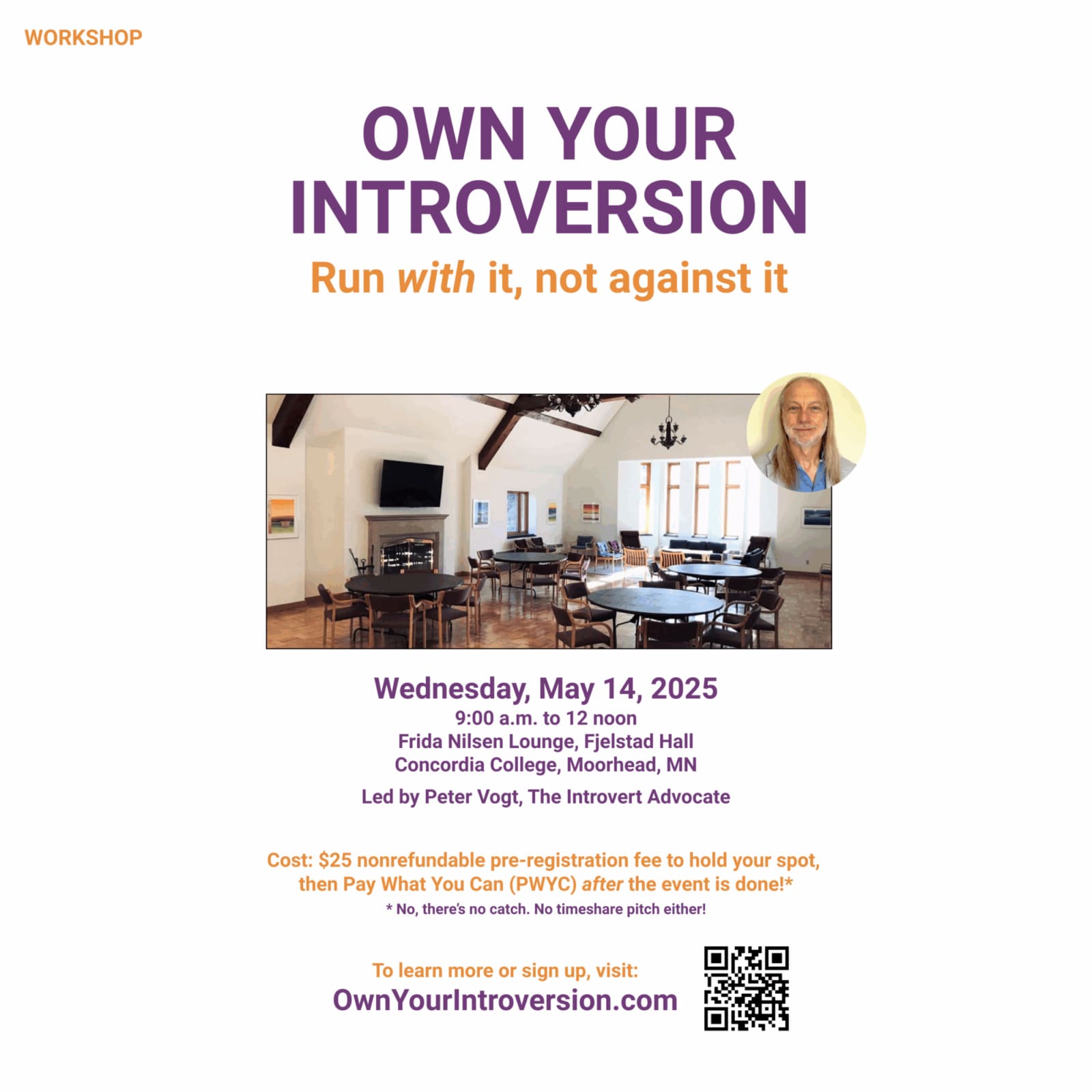 Own Your Introversion—Workshop—Moorhead, MN—May 14, 2025 | Introvert Insights